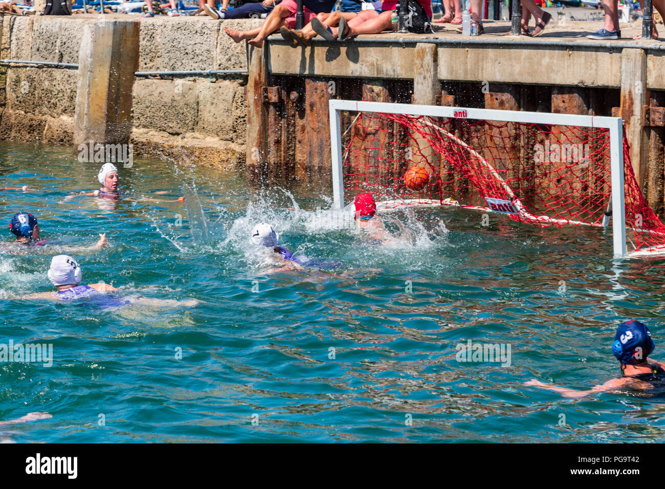 Lyme Splash Sea Water Polo Championships Stock Photo - Alamy