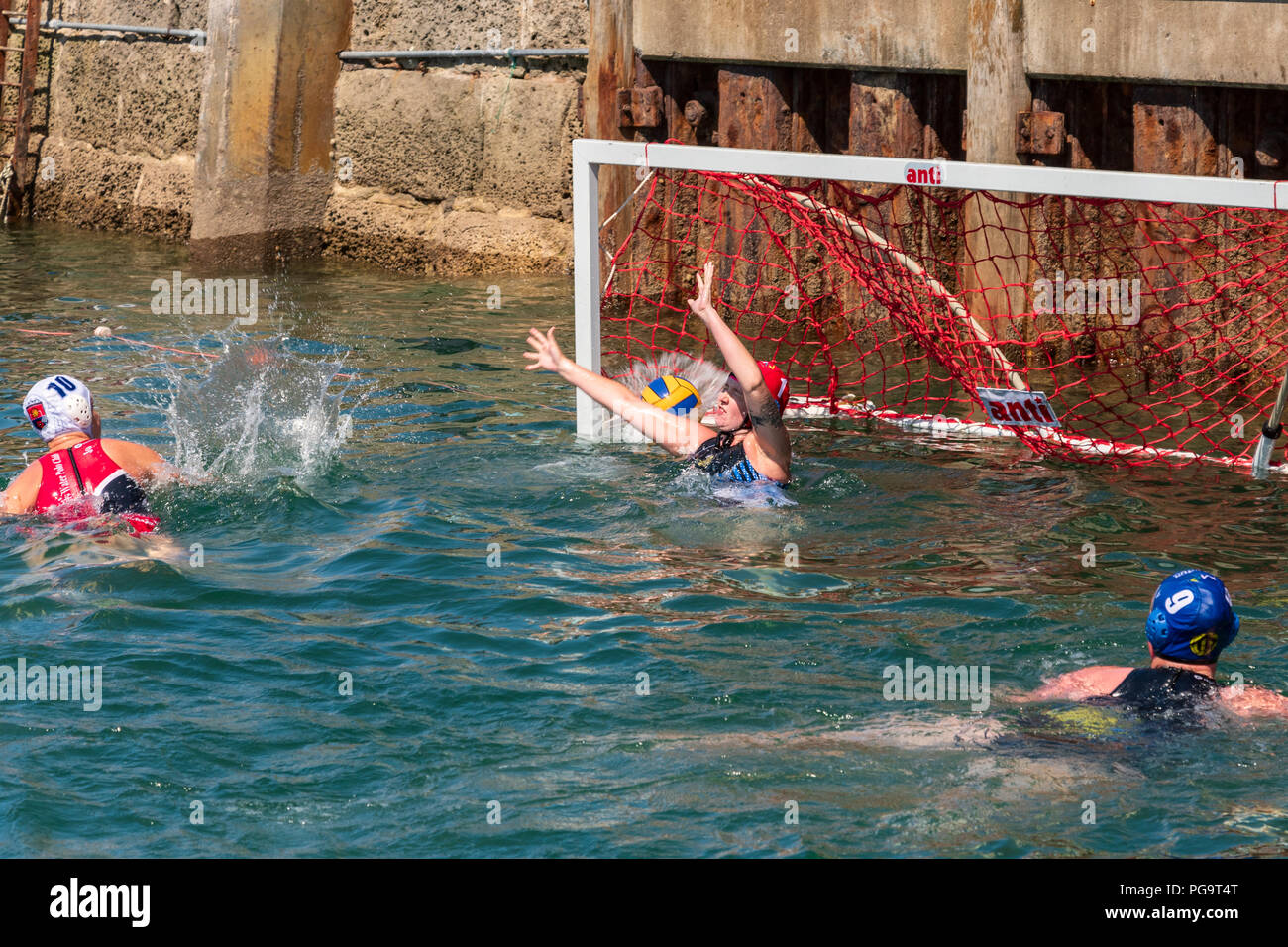 Lyme Splash Sea Water Polo Championships Stock Photo - Alamy