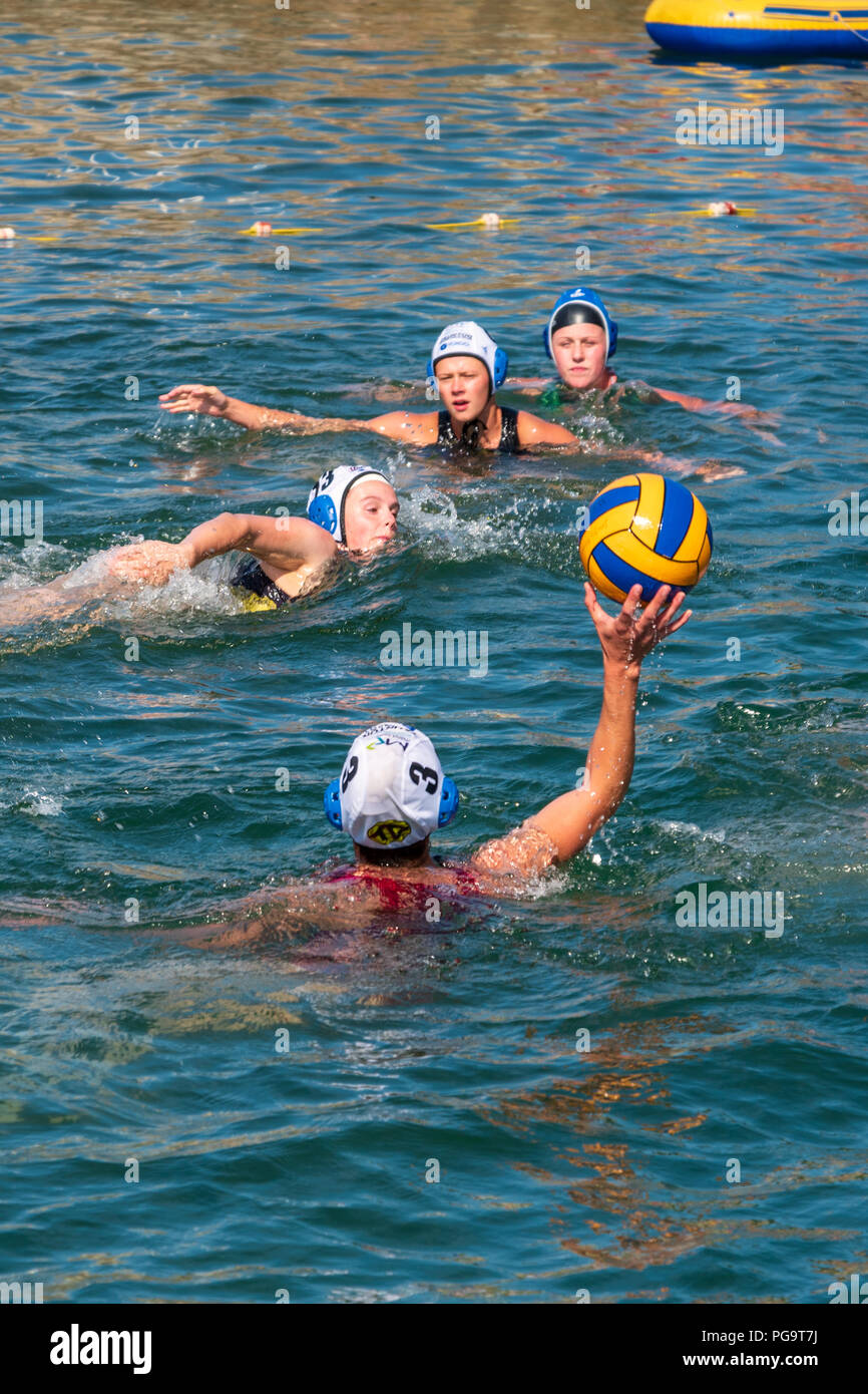 Lyme splash sea water polo championships hi-res stock photography and ...