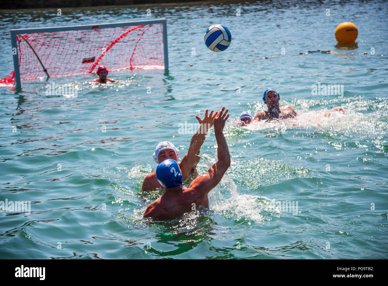 Lyme Splash Sea Water Polo Championships Stock Photo - Alamy