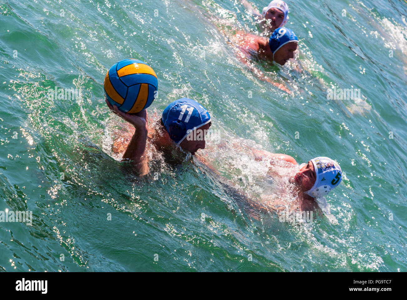 Lyme Splash Sea Water Polo Championships Stock Photo - Alamy