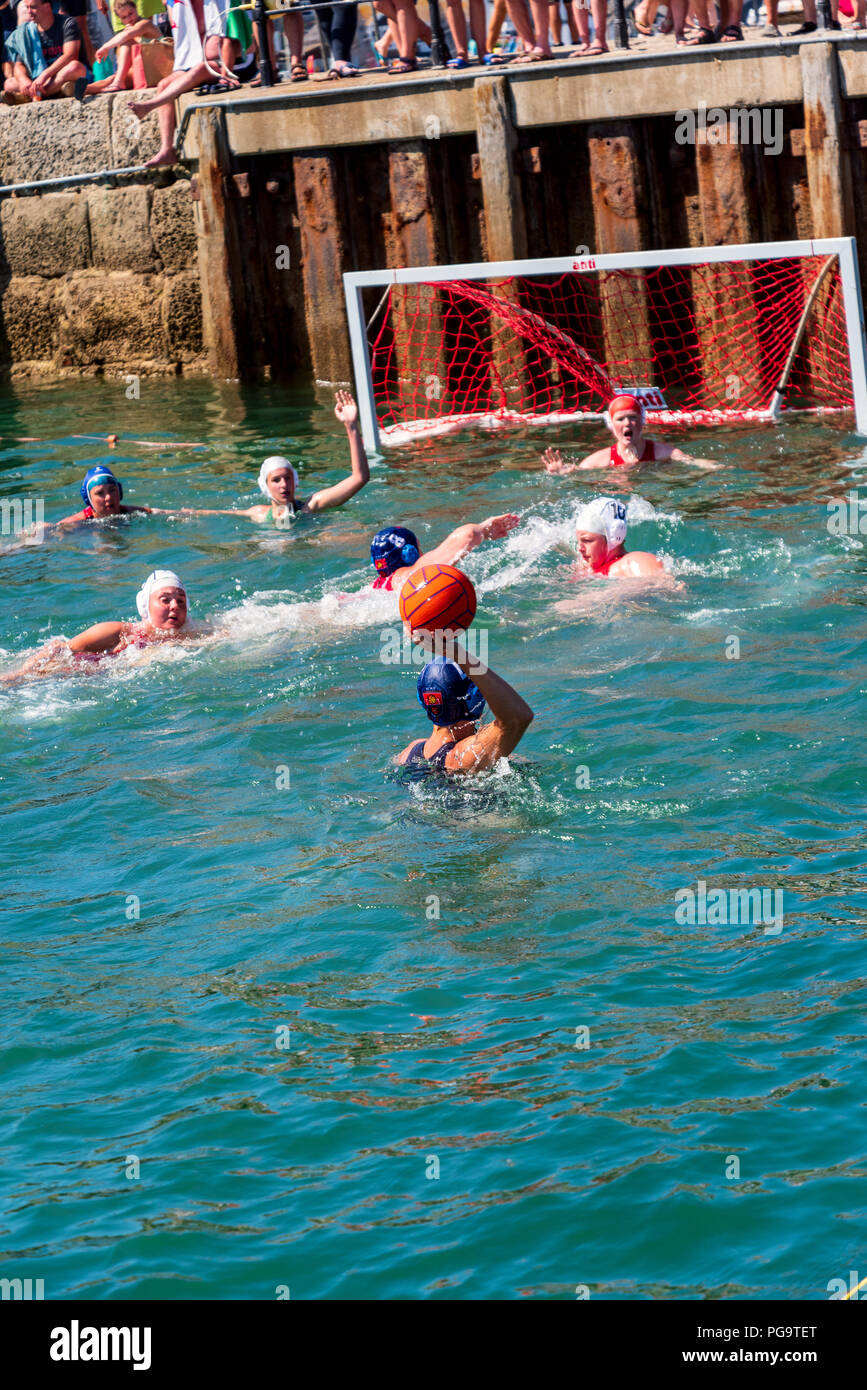Lyme Splash Sea Water Polo Championships Stock Photo - Alamy