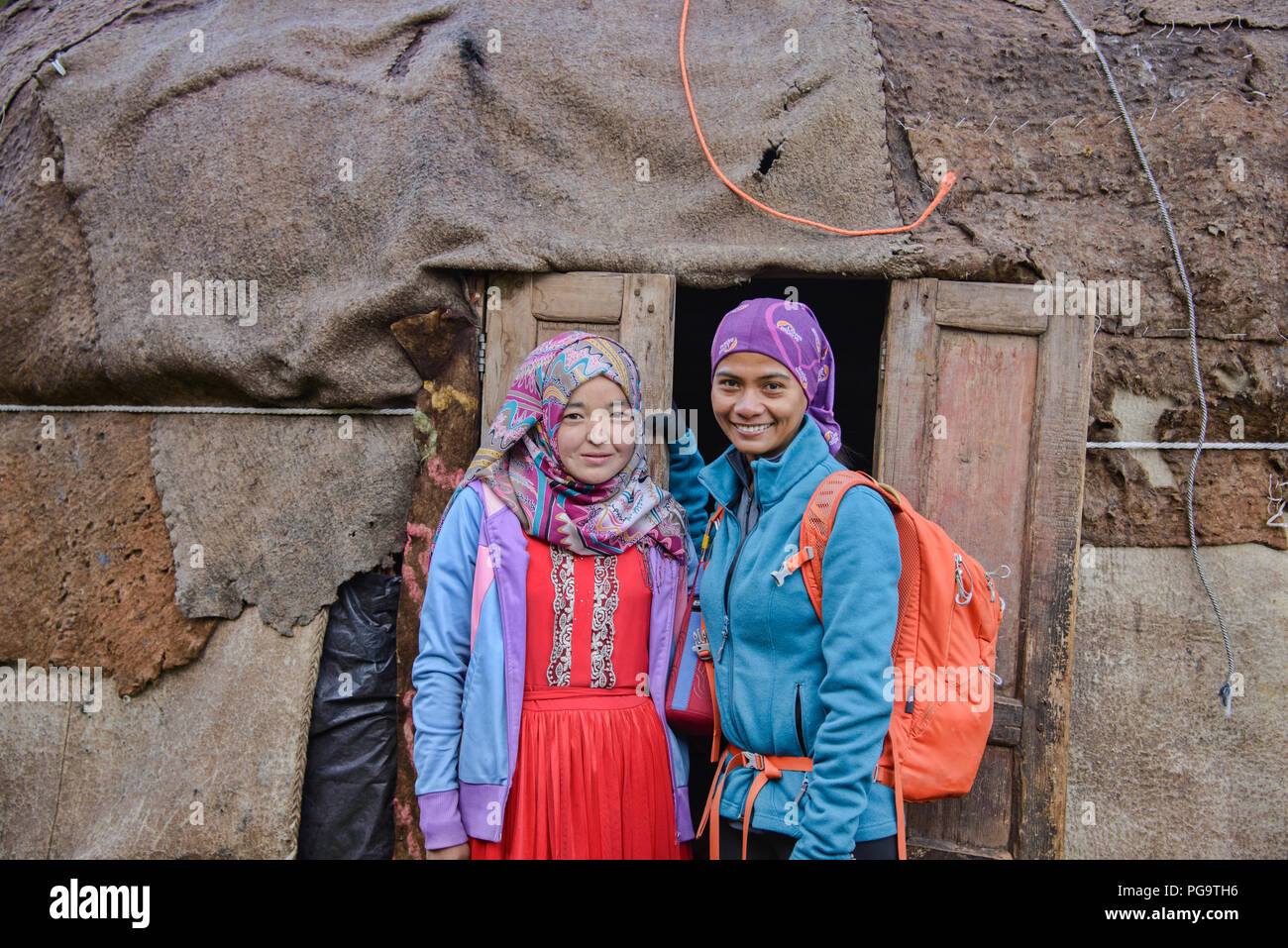 Traditional Kyrgyz nomadic life, Alay, Kyrgyzstan Stock Photo - Alamy