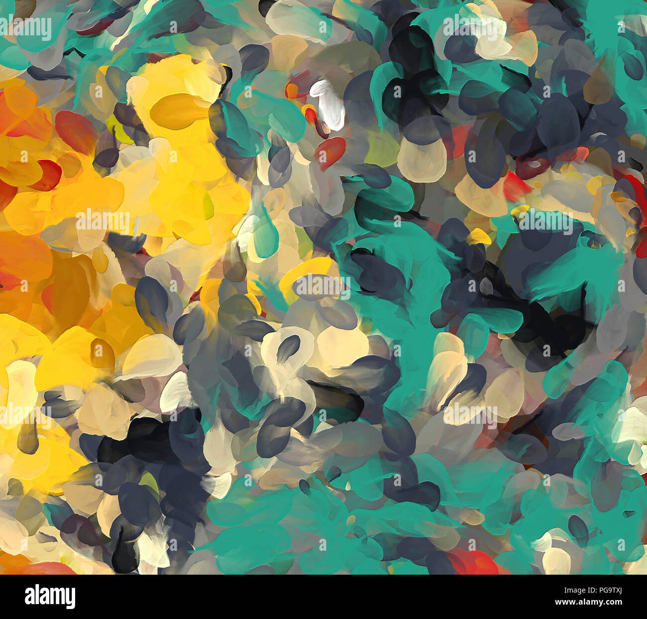 Oil painting abstract background in fashion impressionism style. Hand ...