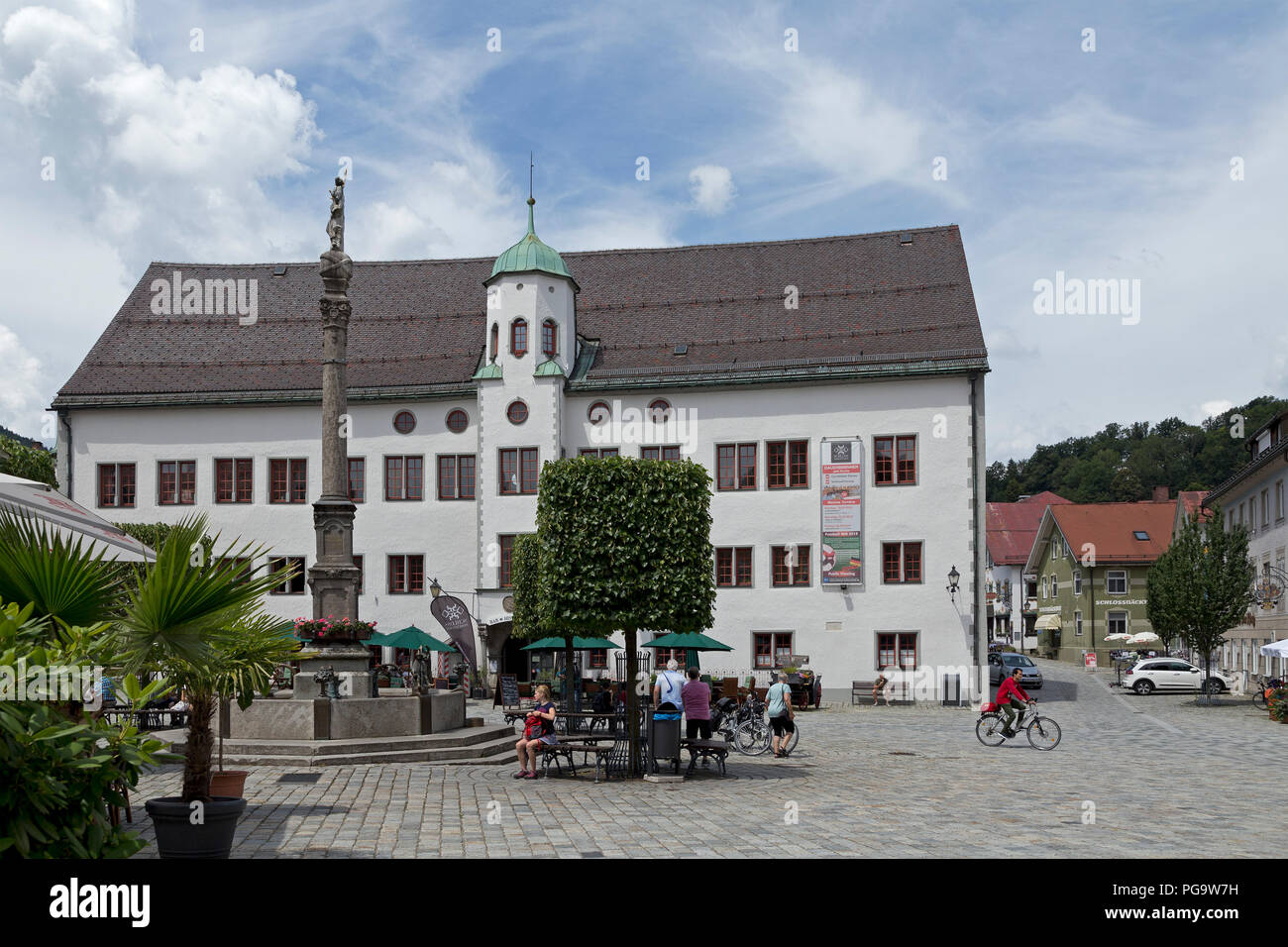 Town square immenstadt allgau germany hi-res stock photography and ...