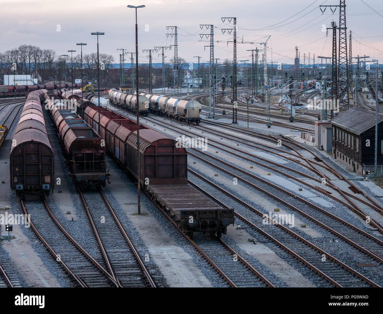 Train railroad infrastructure; goods and passenger transportation ...