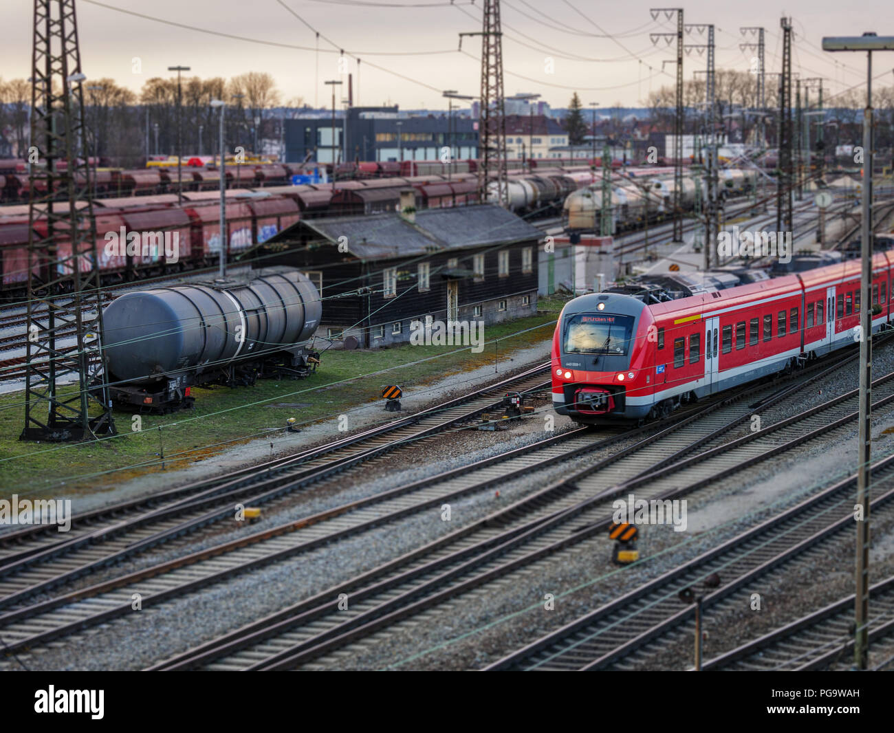 Train railroad infrastructure; goods and passenger transportation ...