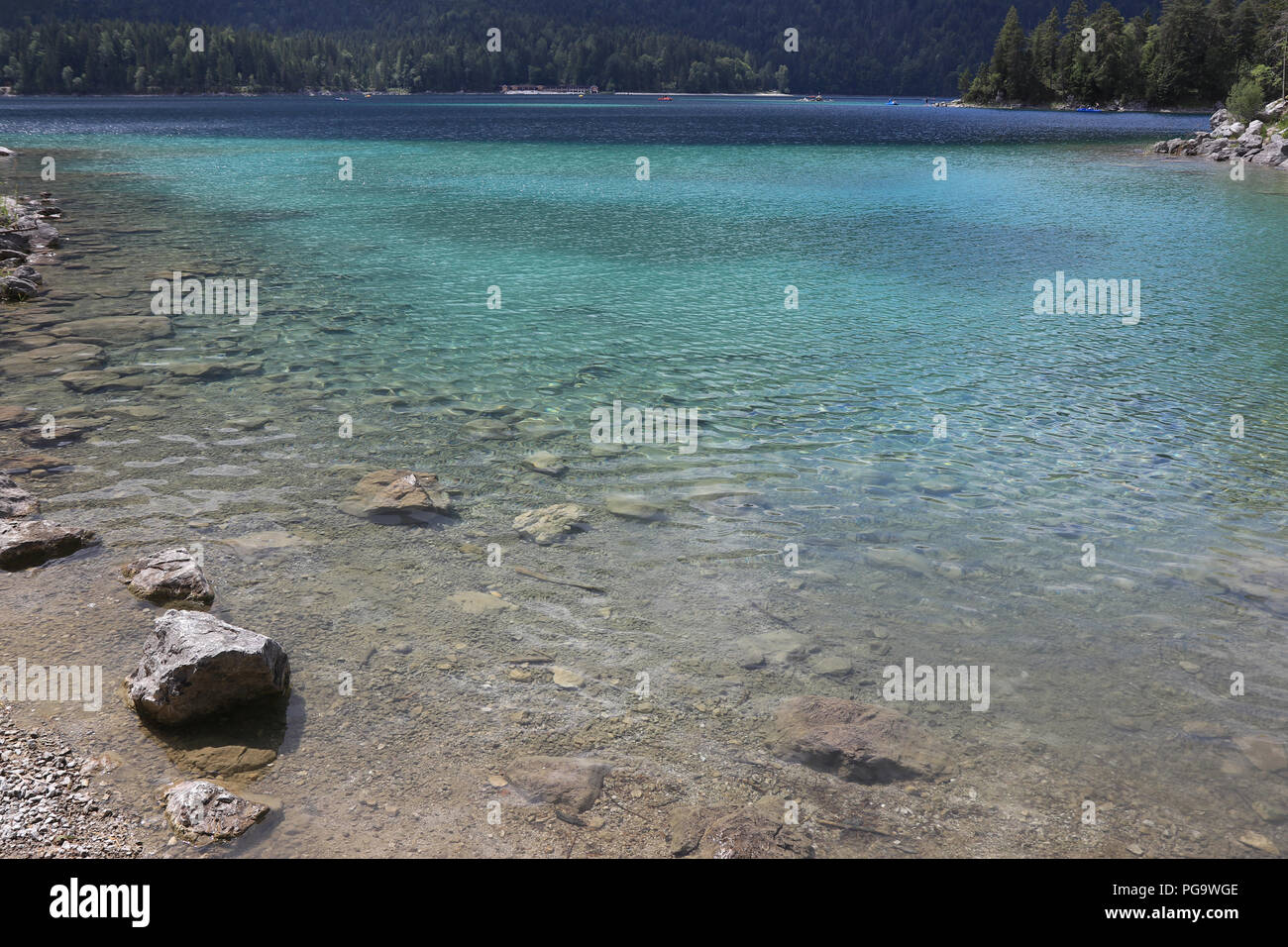 Eibsee in summer garmisch hi-res stock photography and images - Alamy