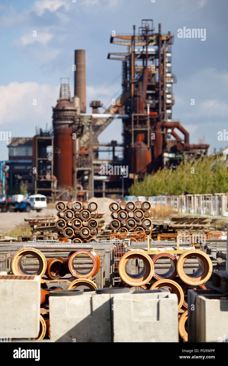 Old blast furnace hi-res stock photography and images - Alamy