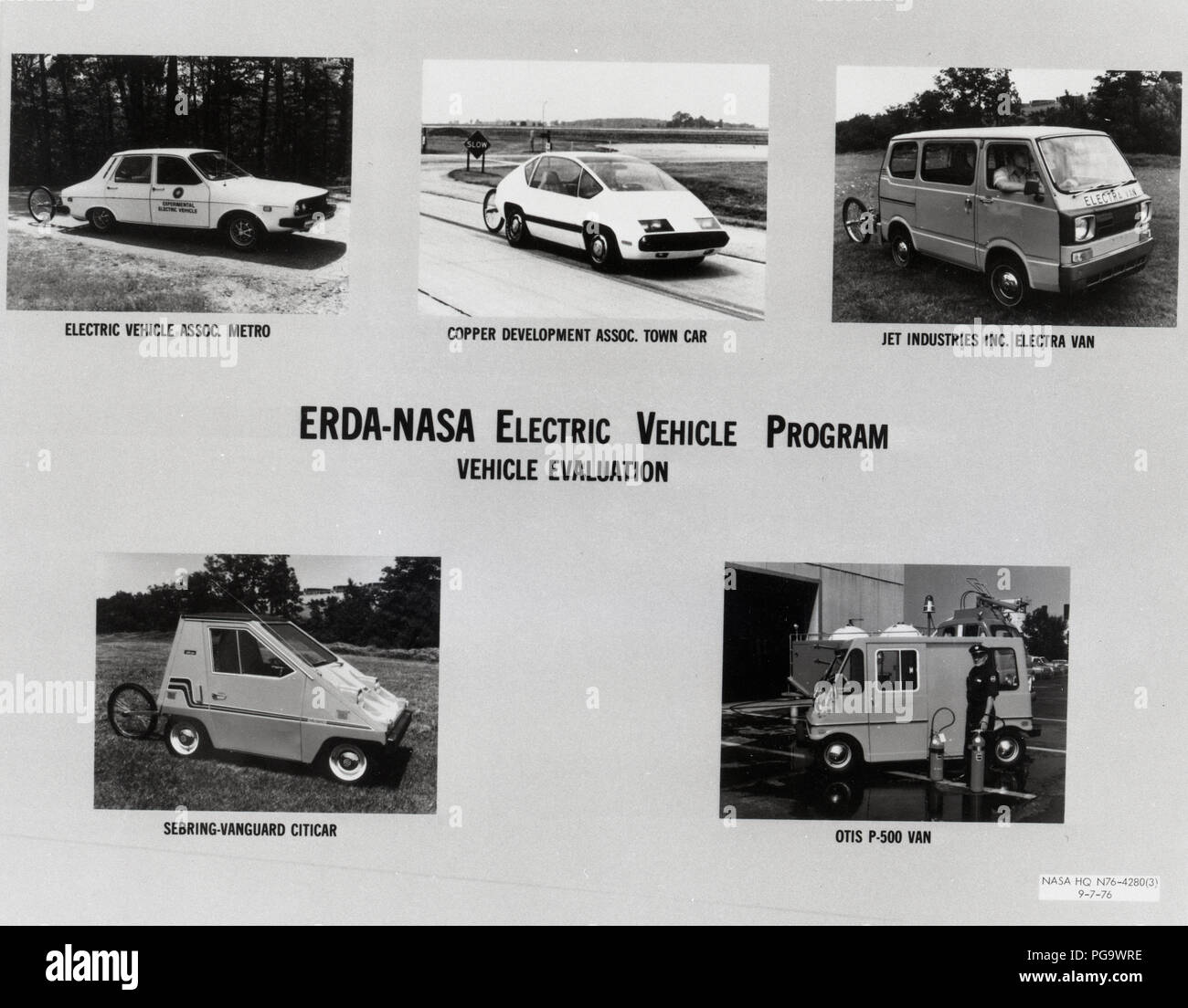 1976 electric car hi-res stock photography and images - Alamy