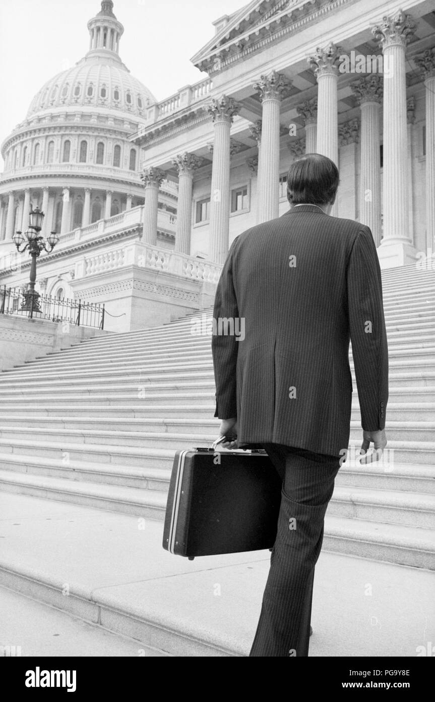 Lobbyist on US Capitol Steps Stock Photo - Alamy