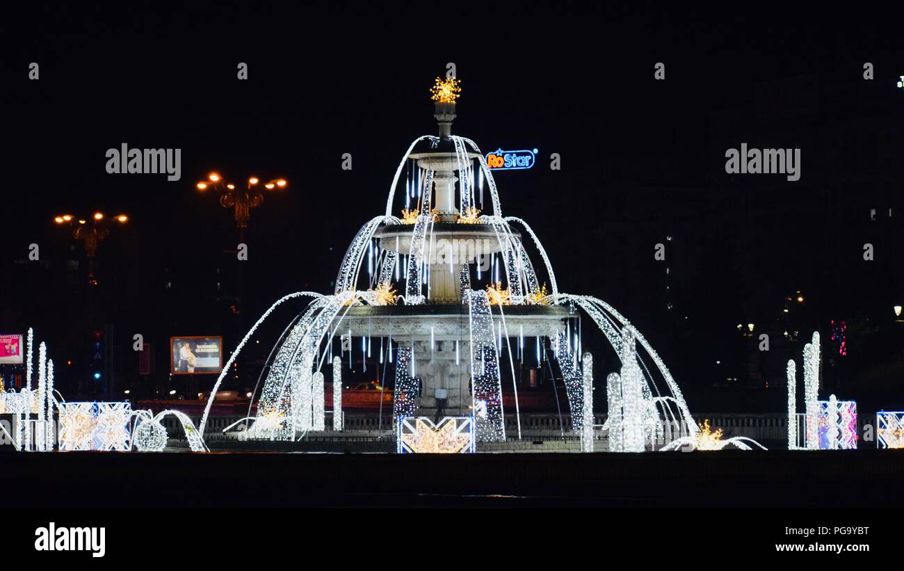 Bucharest city lights hi-res stock photography and images - Alamy