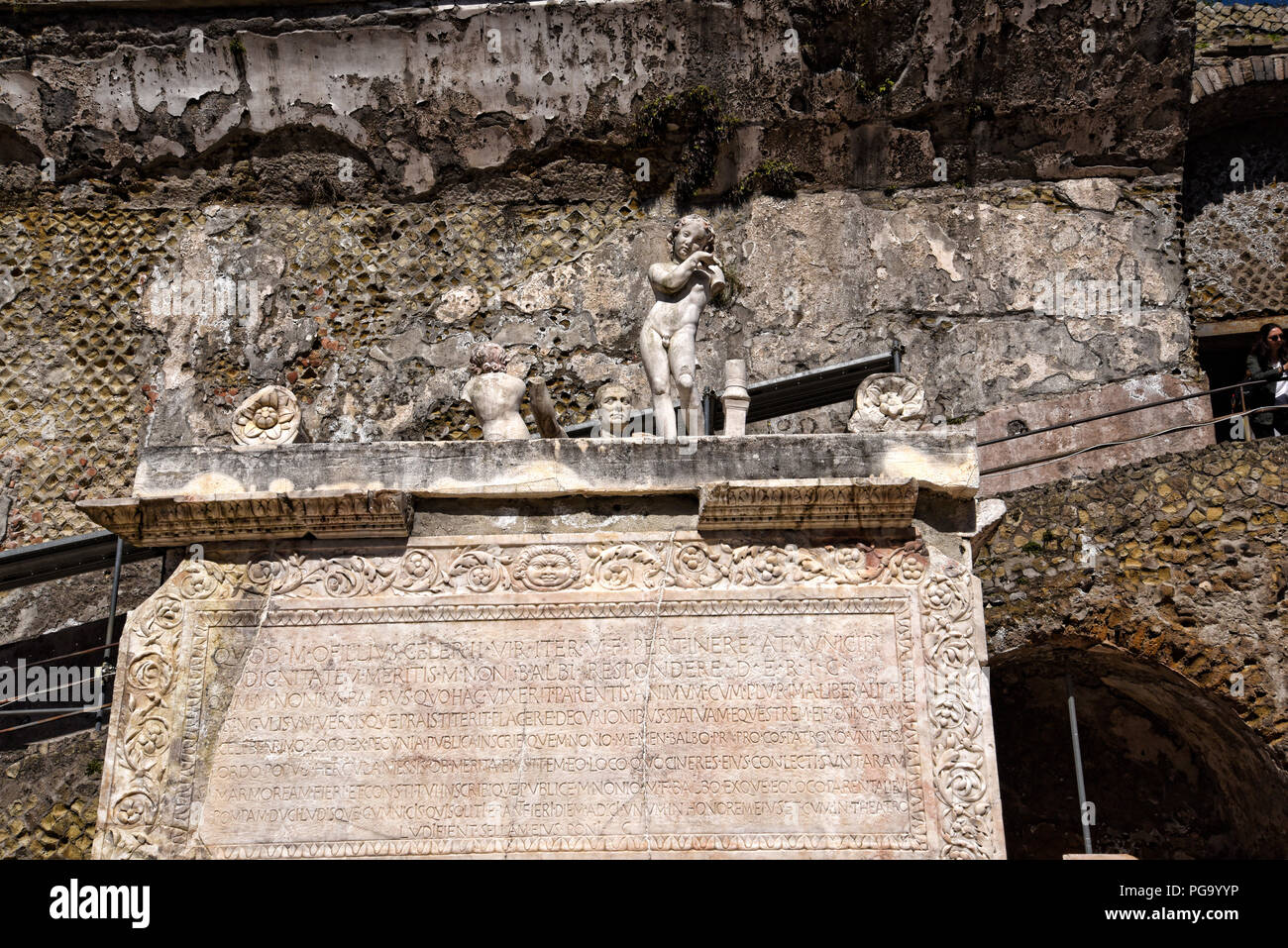 The Buried Roman City of Herculaneum near Naples in Southern Italy Stock Photo - Alamy