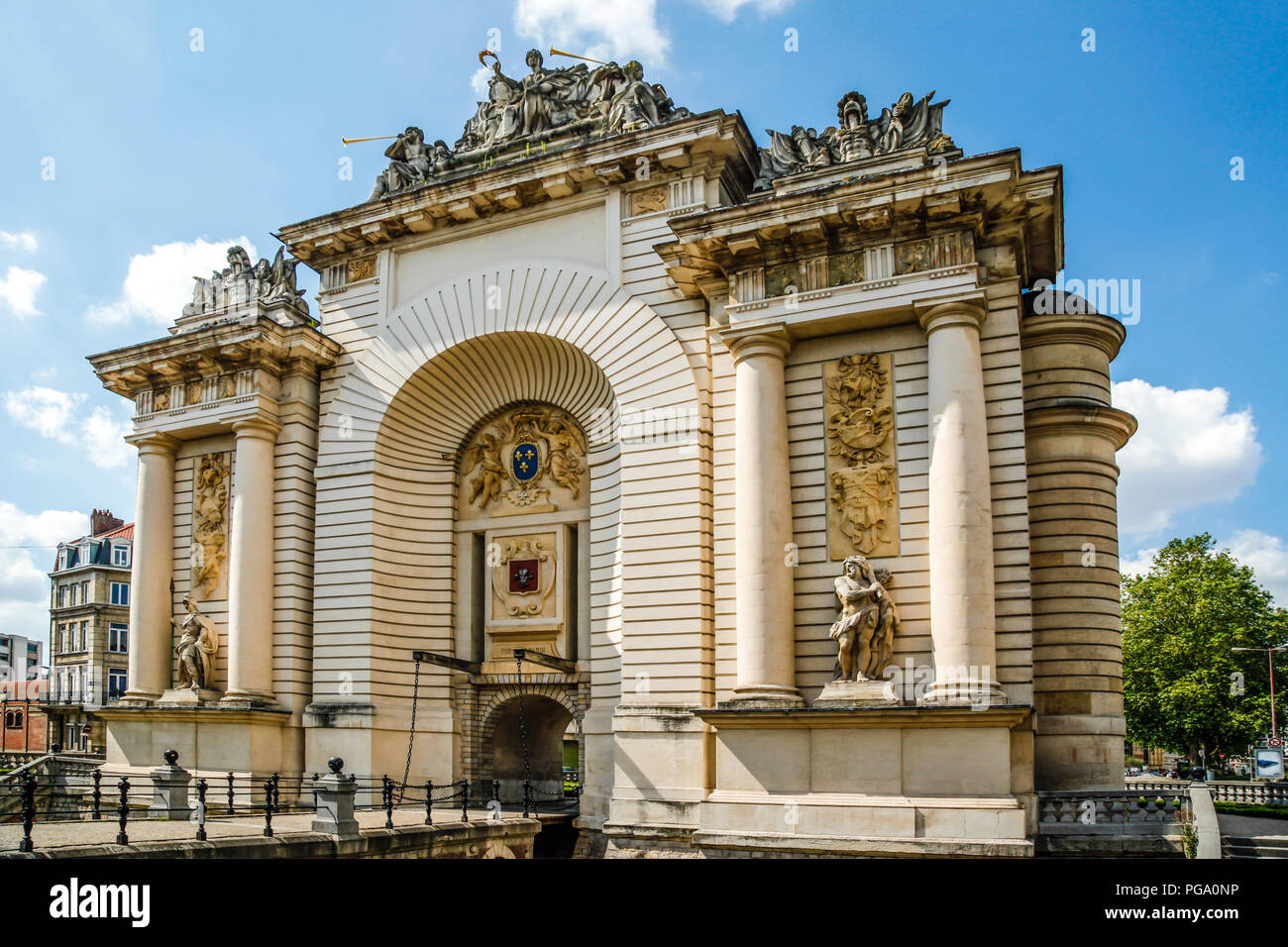 An impressive building, The Port du Paris - Paris Gate commemorating ...