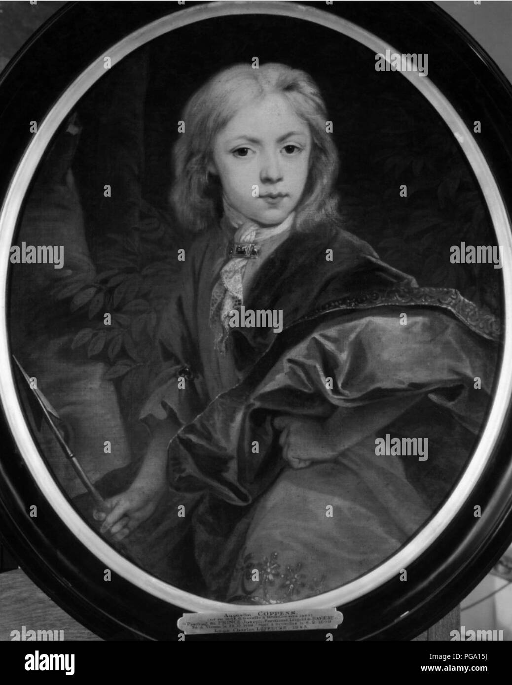 Augustin Coppens - Portrait of Prince Joseph Ferdinand of Bavaria Stock ...