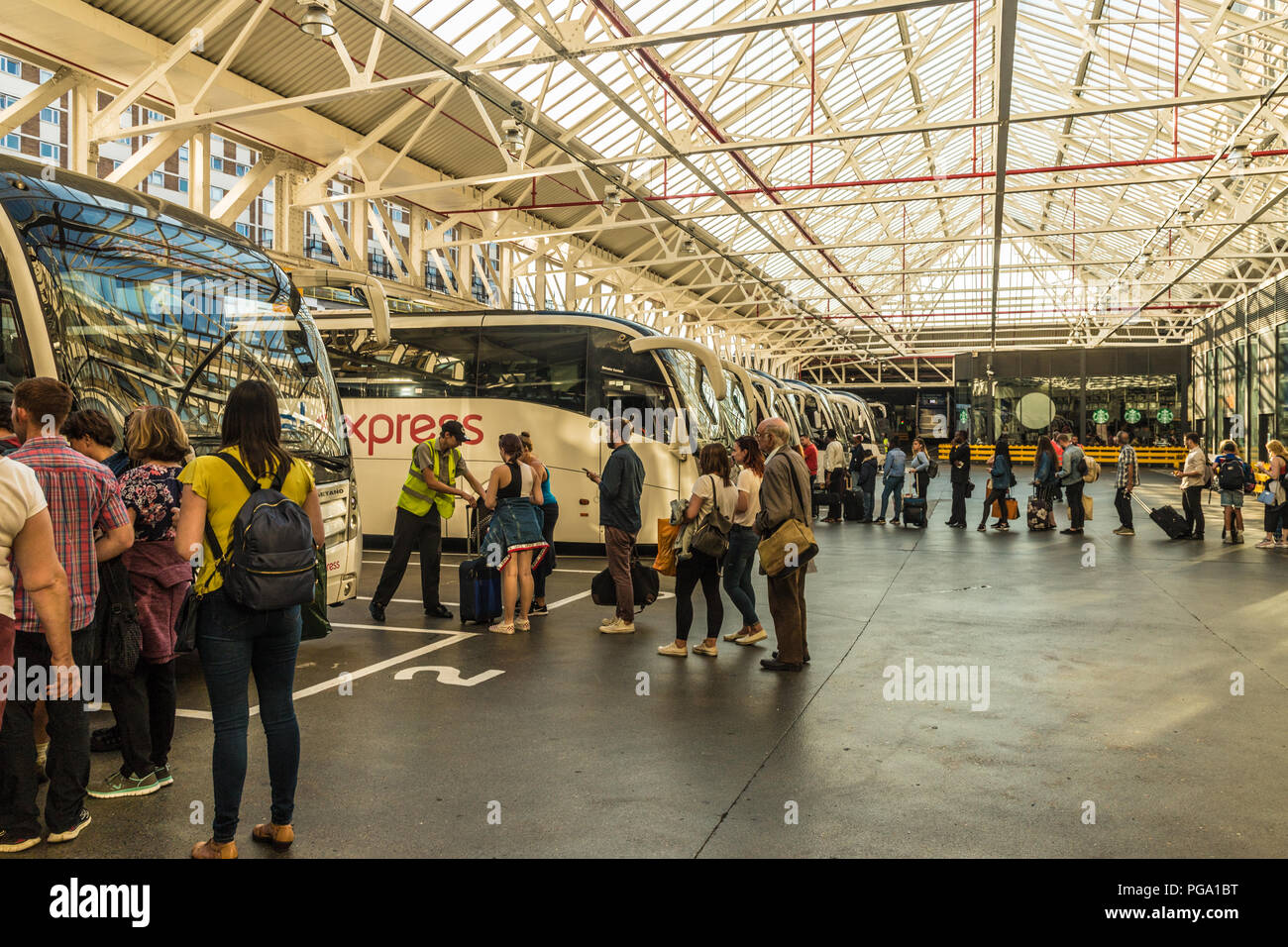 A typical view in Victoria in London Stock Photo - Alamy