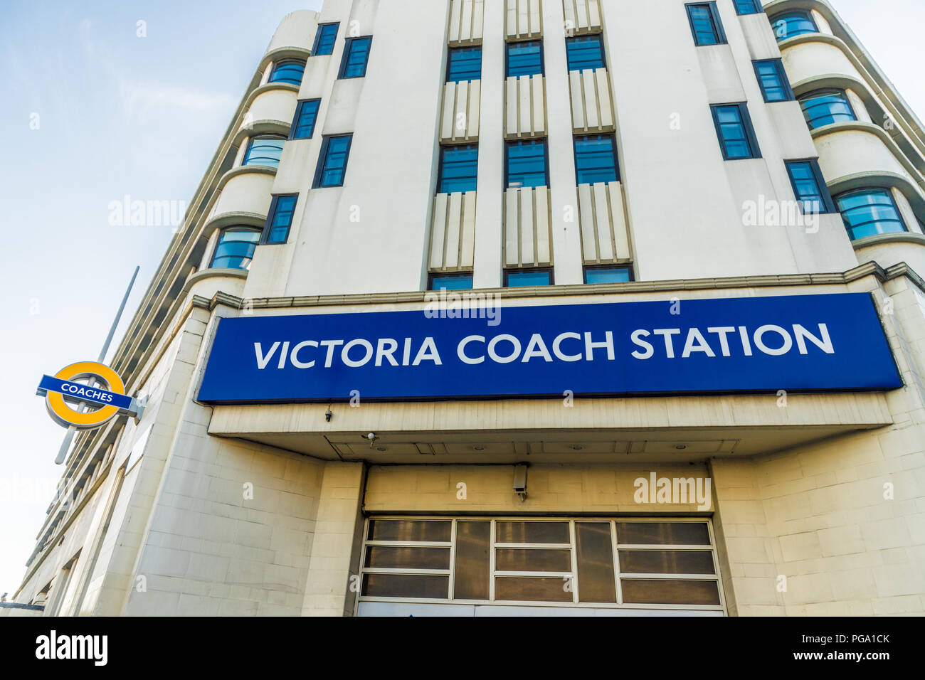 A typical view in Victoria in London Stock Photo - Alamy