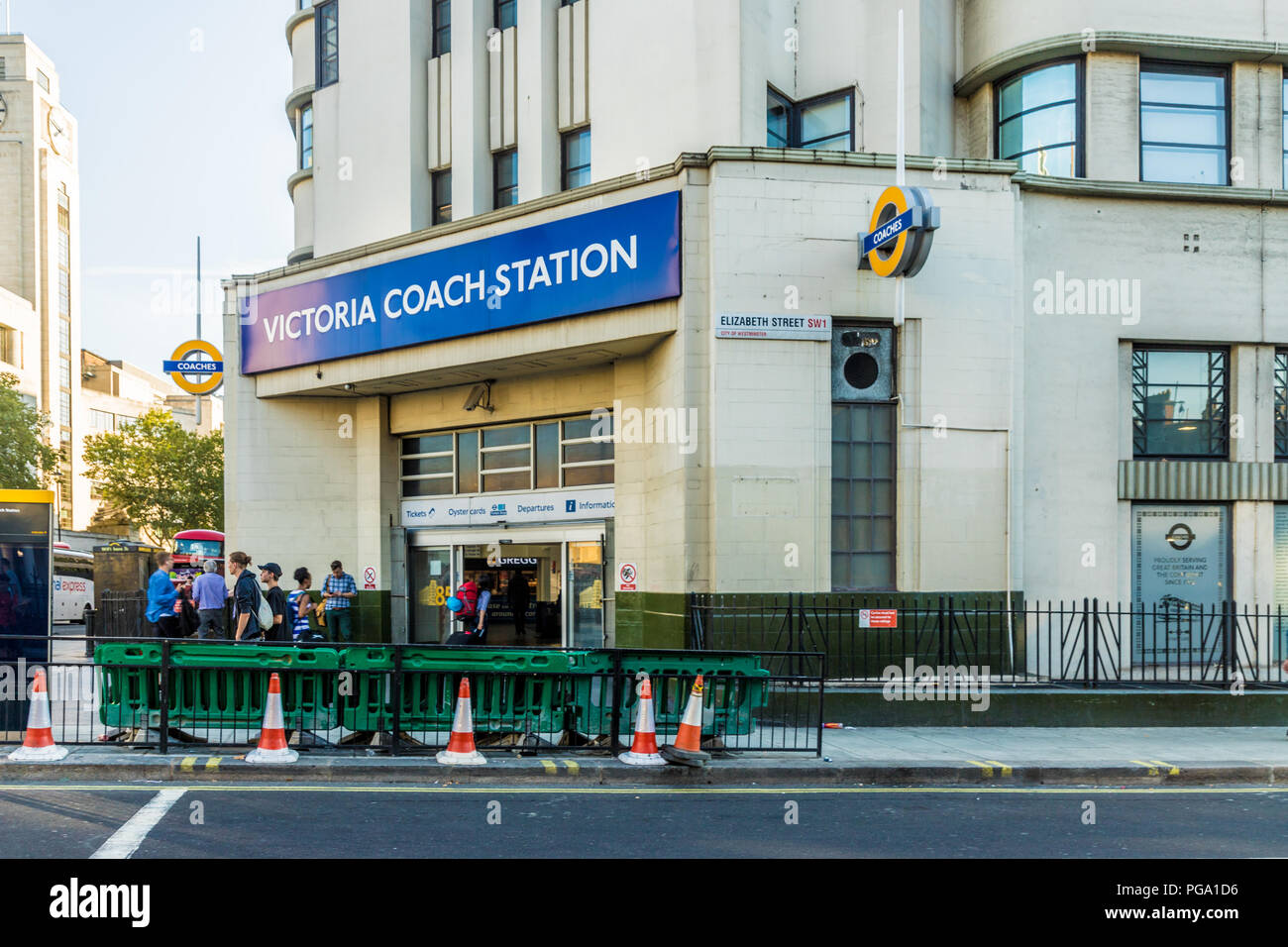 A typical view in Victoria in London Stock Photo - Alamy