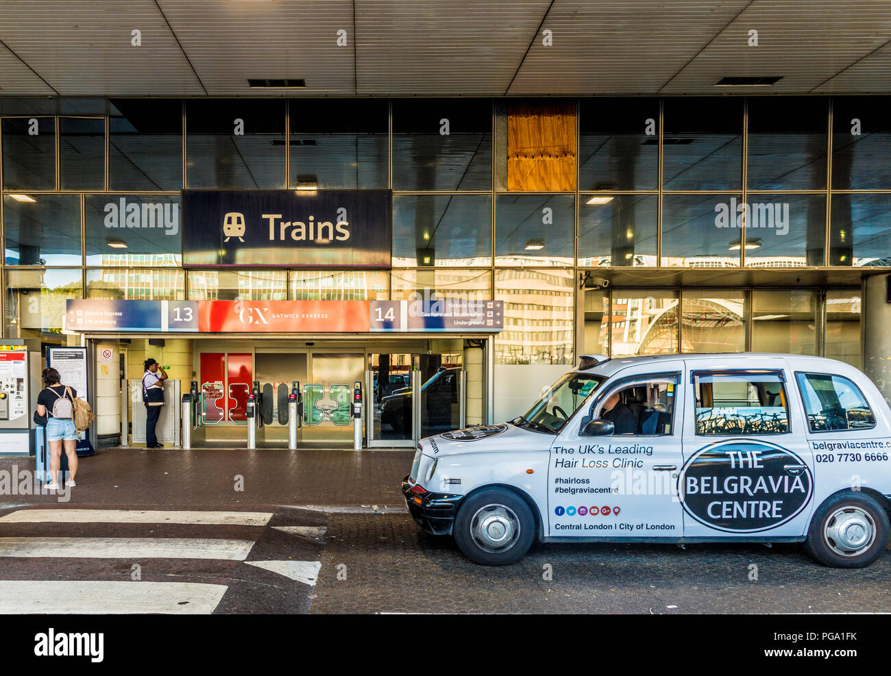 A typical view in Victoria in London Stock Photo - Alamy