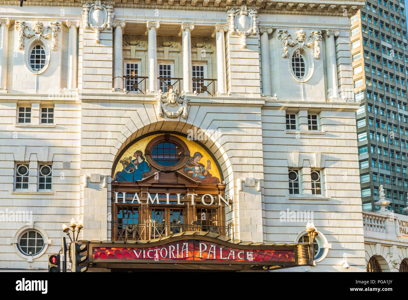 A typical view in Victoria in London Stock Photo - Alamy