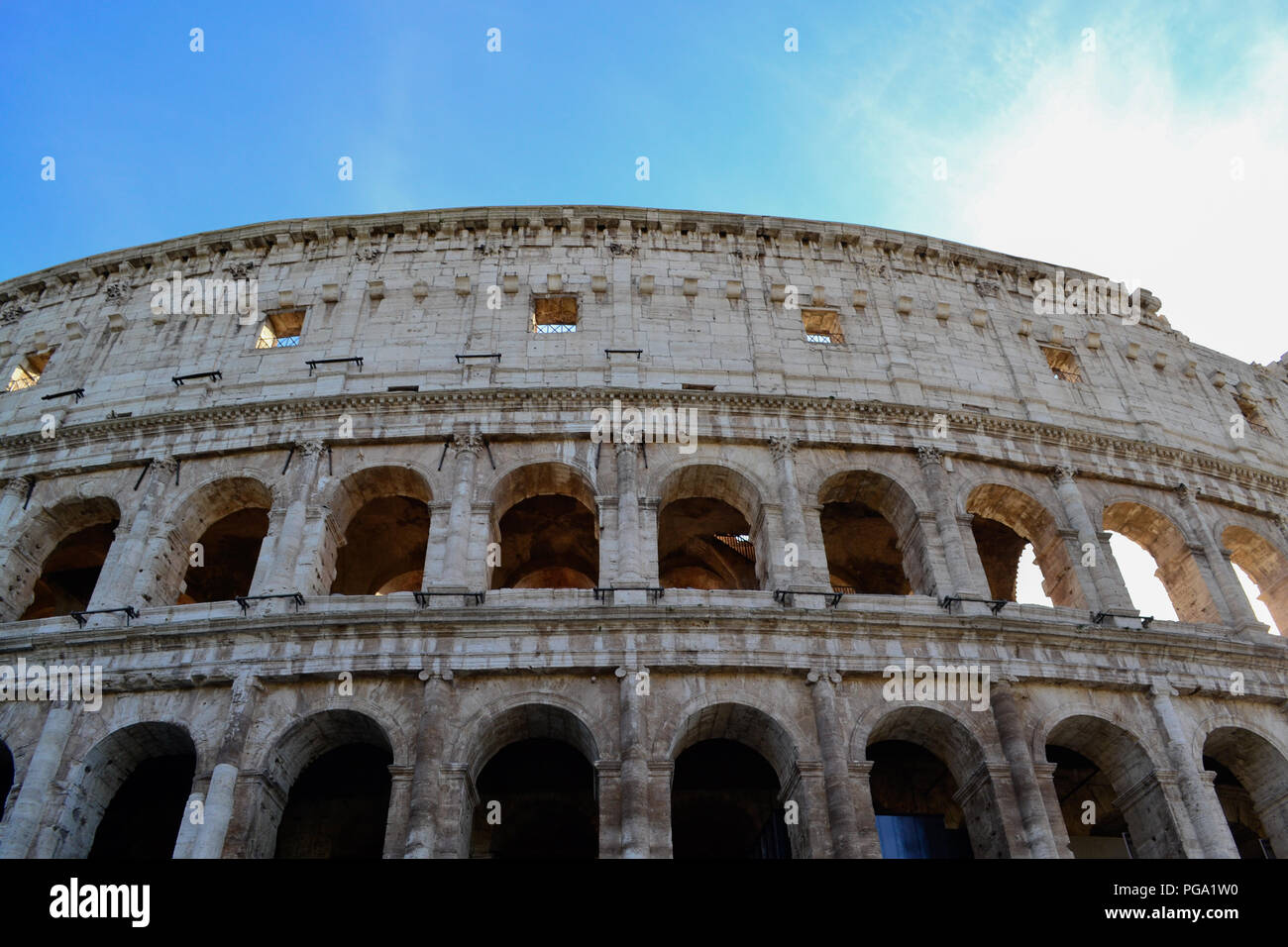 Colosseum rome top view hi-res stock photography and images - Alamy
