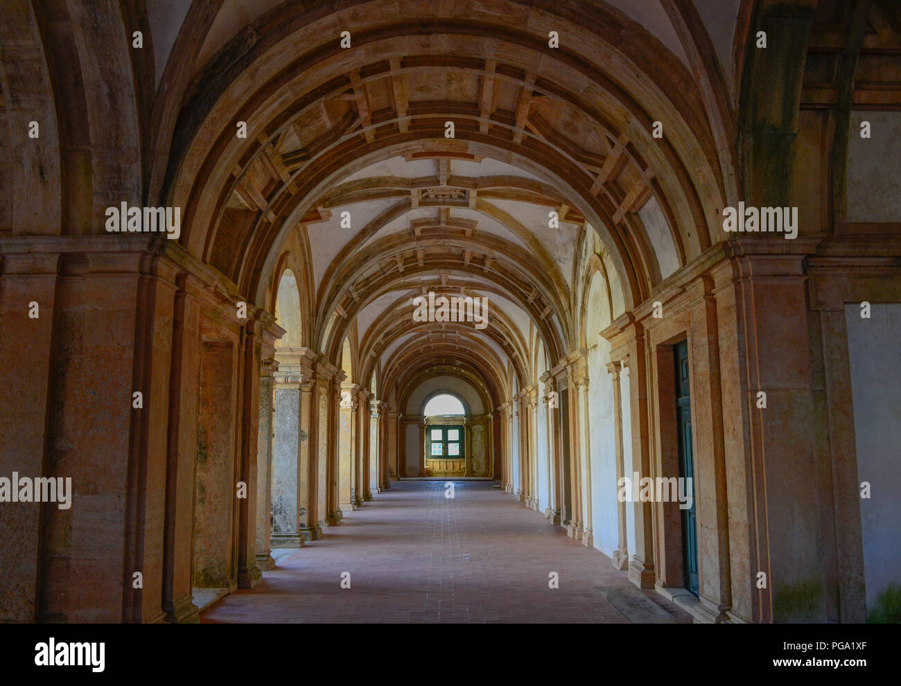 Medieval gothic corridor hi-res stock photography and images - Alamy