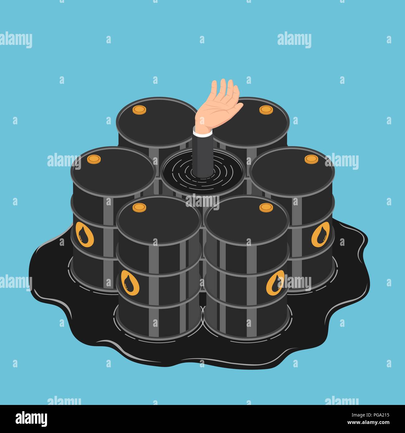 Cartoon oil barrel hi-res stock photography and images - Alamy
