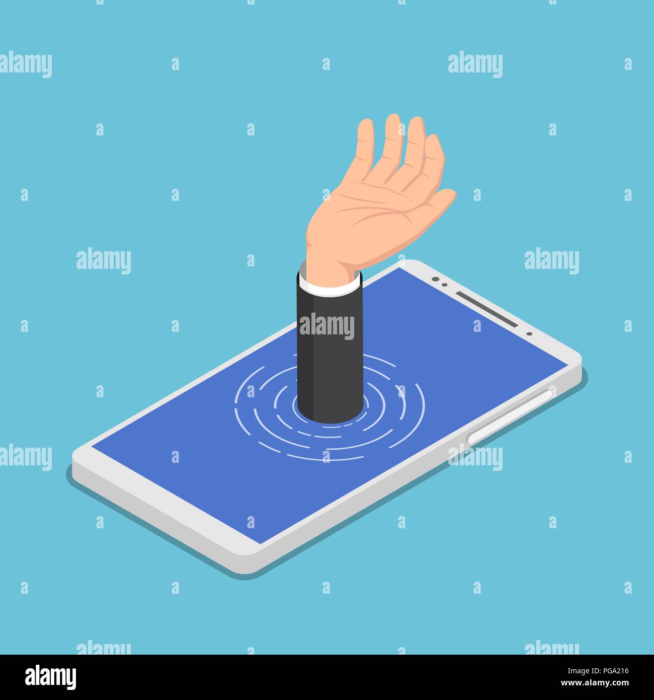 Technology addiction art hi-res stock photography and images - Alamy