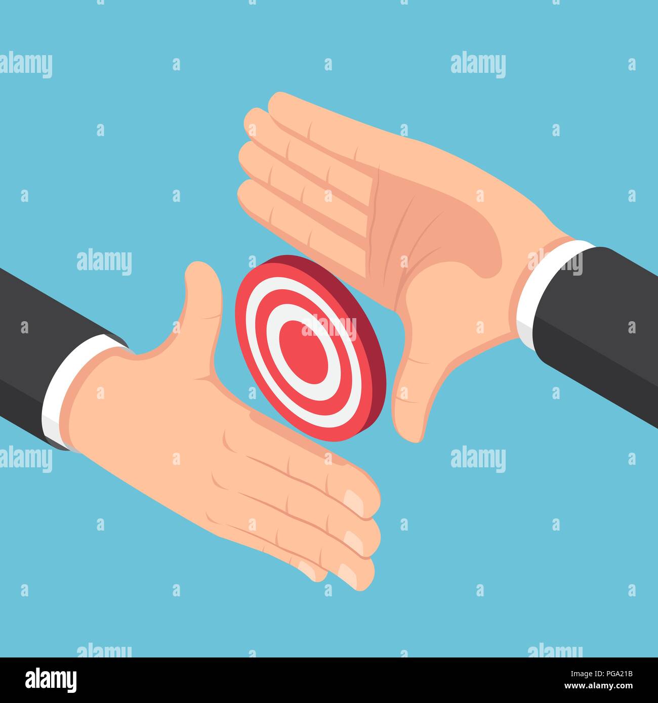 Focus frame target on Stock Vector Images - Alamy