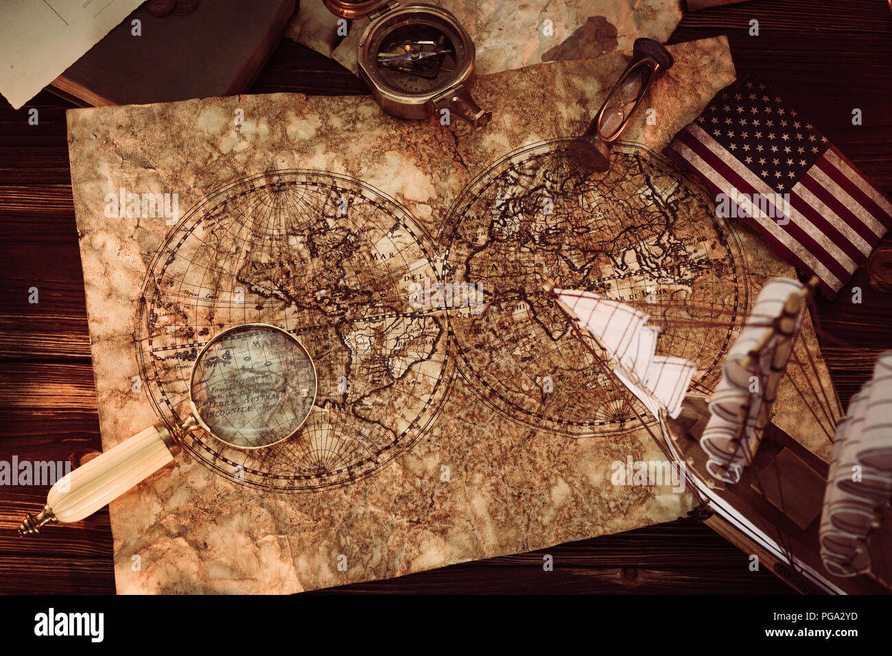 Christopher Columbus Compass Rose