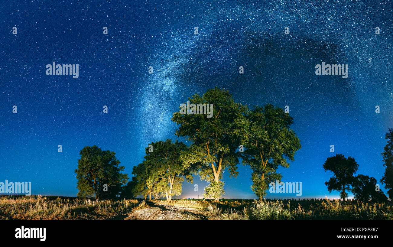 Night Sky Stars Panorama