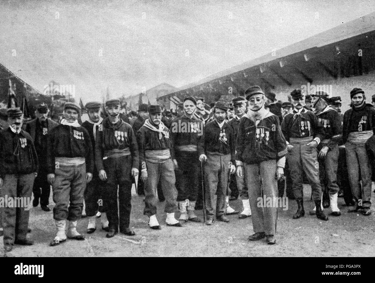 Italy First Mondial War The Old " Garibaldini" of Giuseppe Garibaldi ...