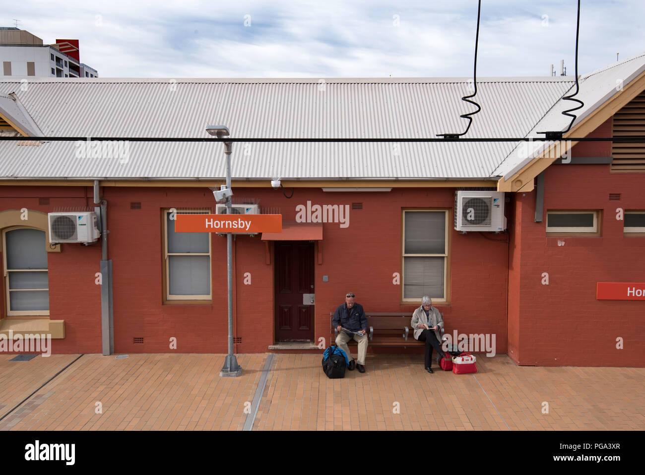Part of the 1890 built original Victorian design railway station still ...