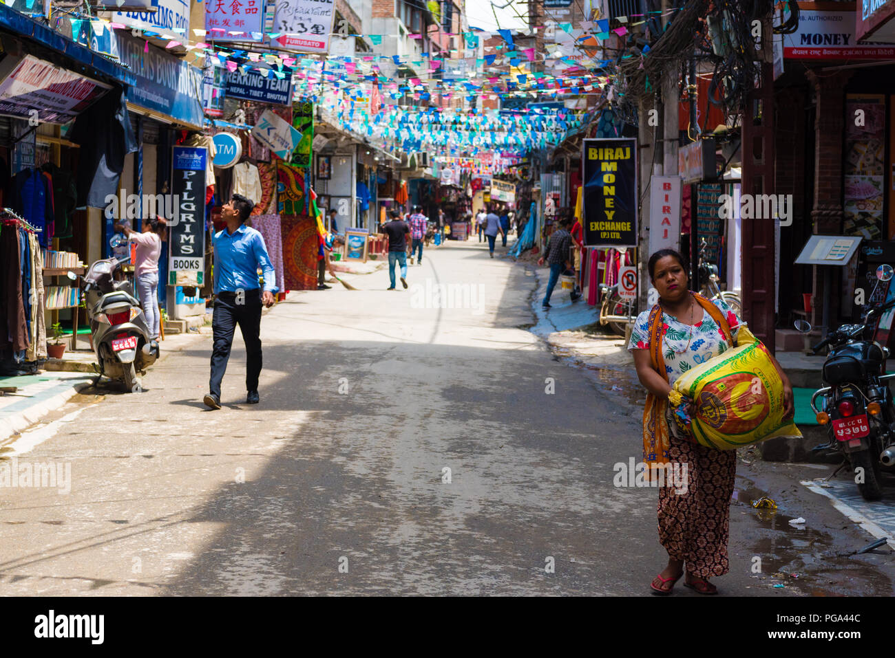 Nepal kathmandu thamel souvenir shop hi-res stock photography and ...