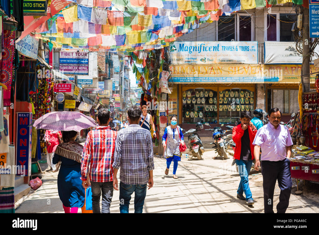 Thamel tourist industry hi-res stock photography and images - Alamy
