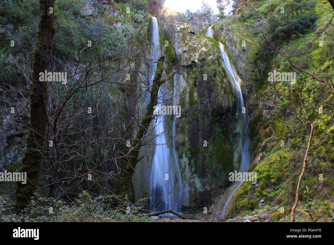 Nymfes waterfall in corfu hi-res stock photography and images - Alamy