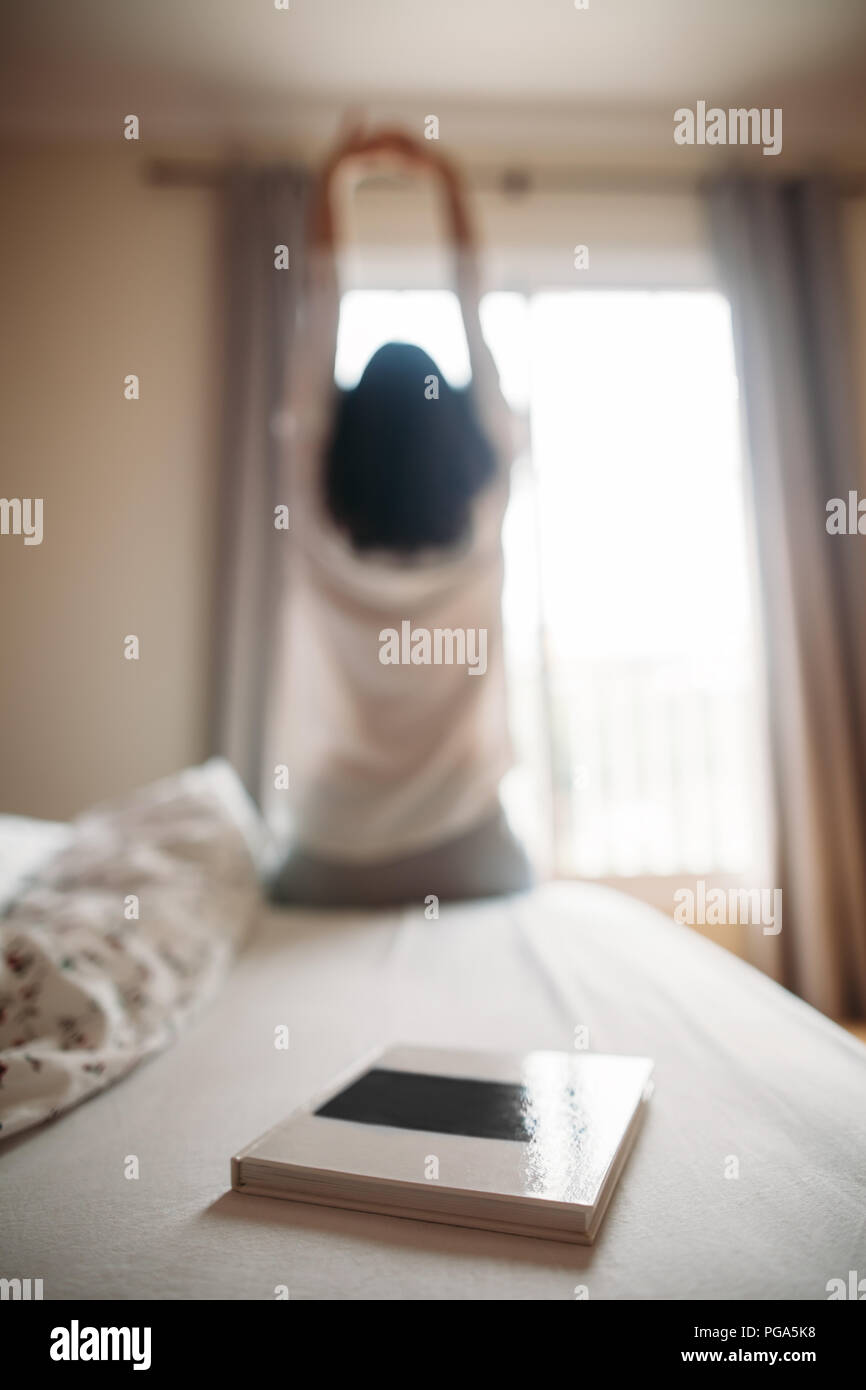 Wake up bed hi-res stock photography and images - Alamy