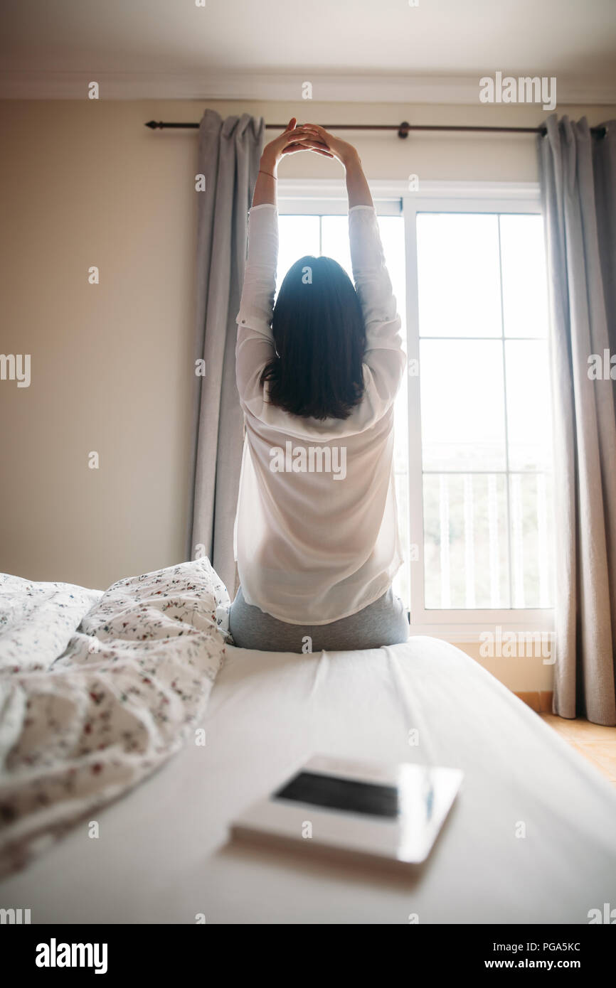 Wake up hotel room hi-res stock photography and images - Alamy