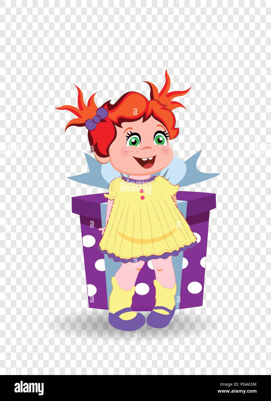 Ginger hair girl Stock Vector Images - Alamy