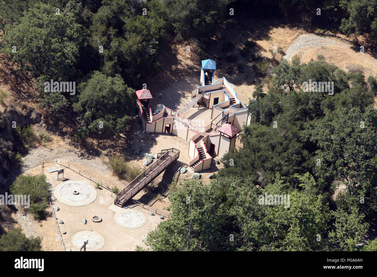 General aerial views of Neverland Ranch, Los Olivos, California 26 June ...