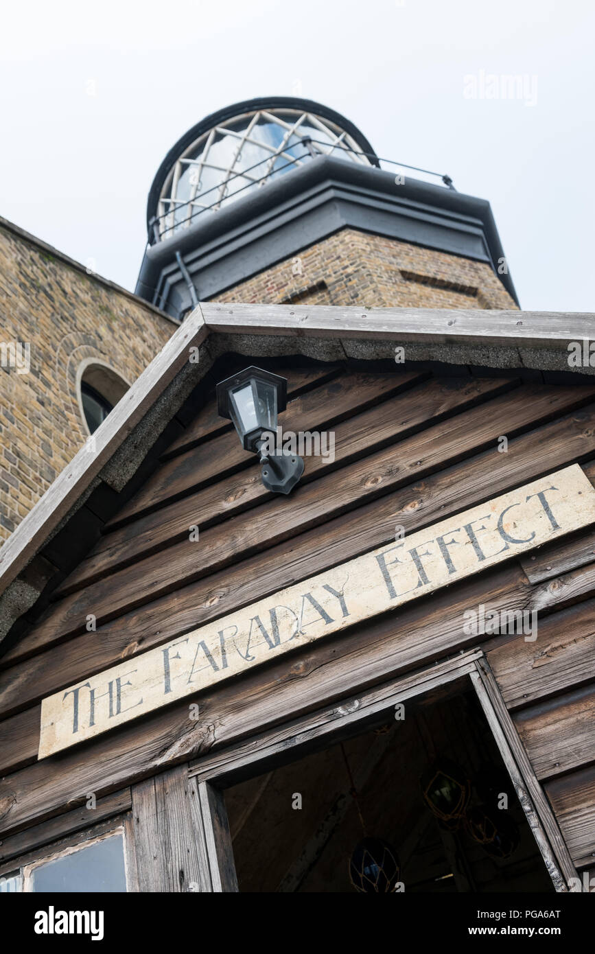 Trinity Buoy Wharf Lighthouse, London Stock Photo - Alamy