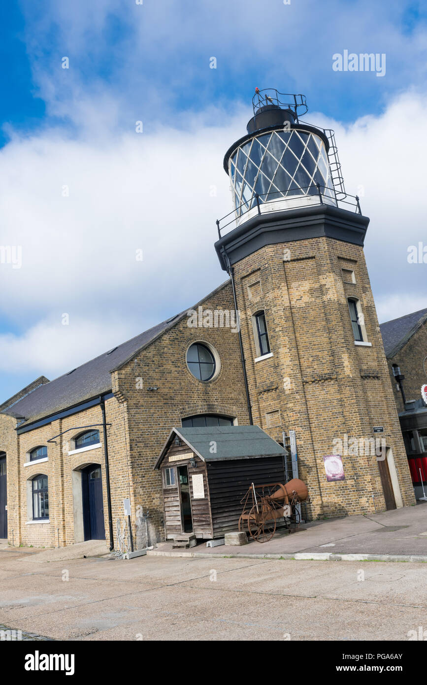 Trinity Buoy Wharf Lighthouse, London Stock Photo - Alamy