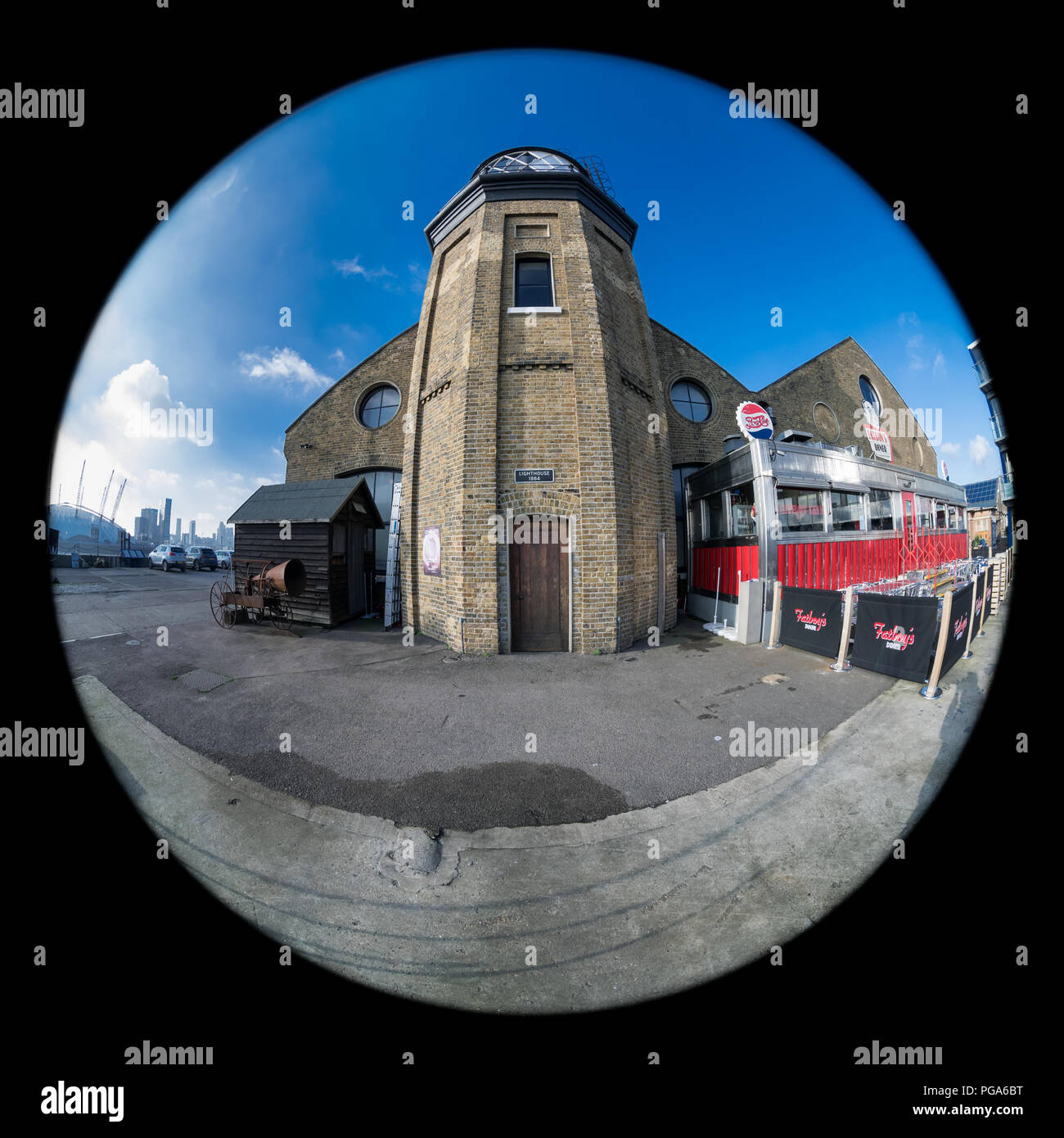 Trinity Buoy Wharf Lighthouse, London Stock Photo - Alamy