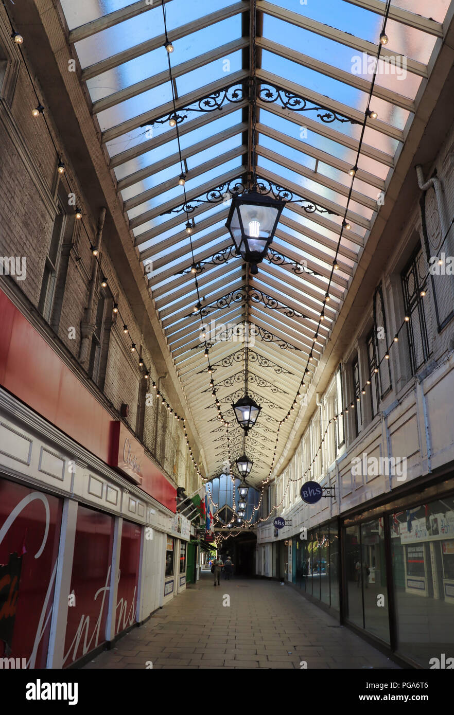 Cambridge Arcade roof, Southport Stock Photo - Alamy