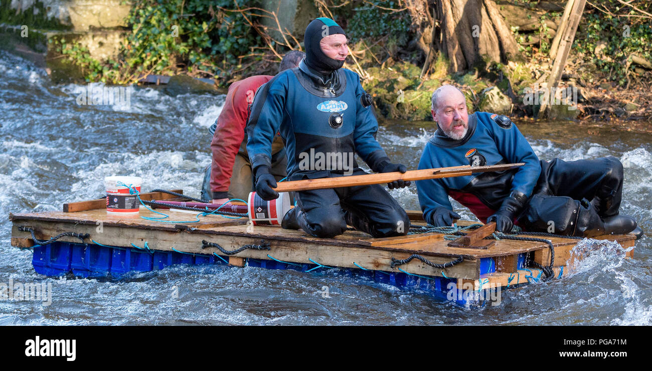Participants In The Matlock Boxing Day Raft Race 2016 Matlock ...