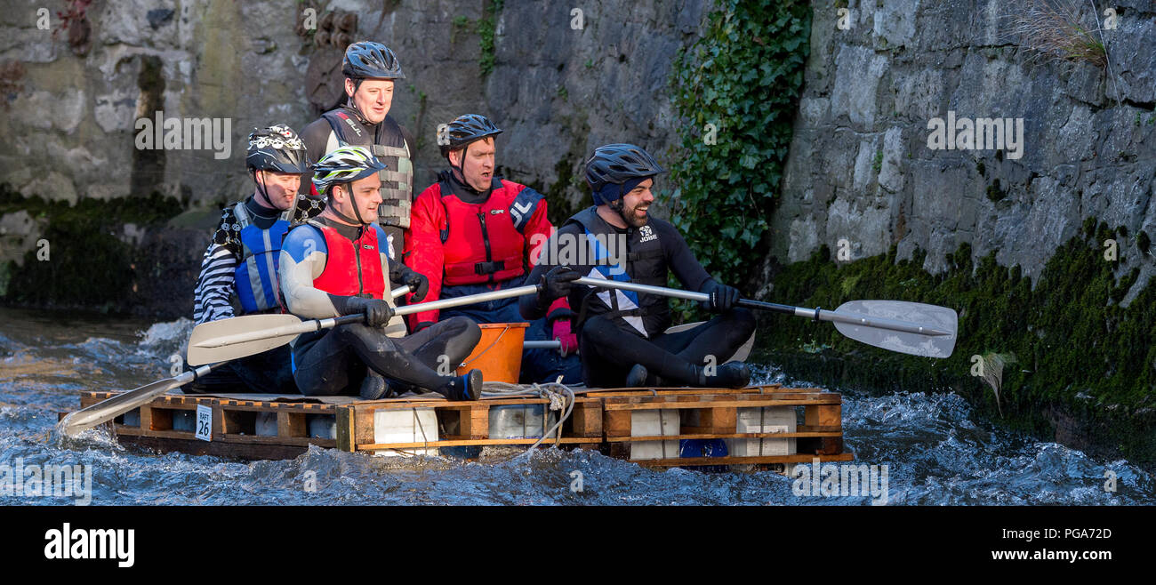 Participants In The Matlock Boxing Day Raft Race 2016 Matlock ...