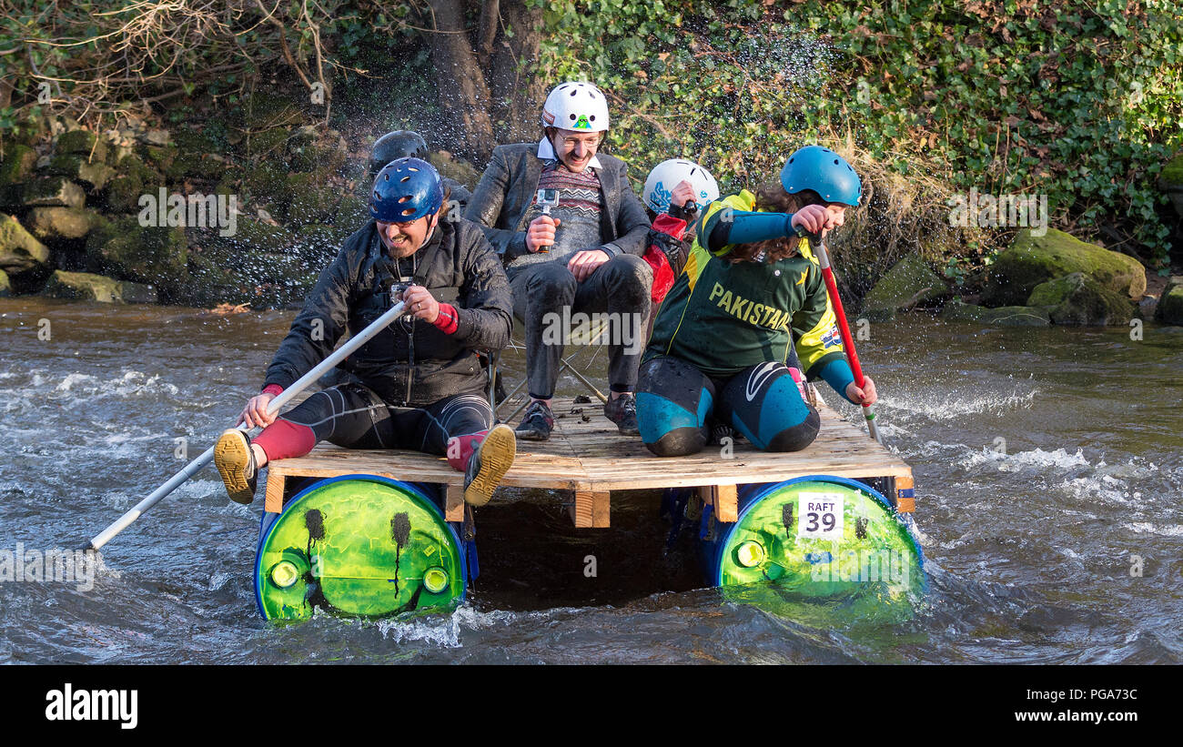 Participants In The Matlock Boxing Day Raft Race 2016 Matlock ...
