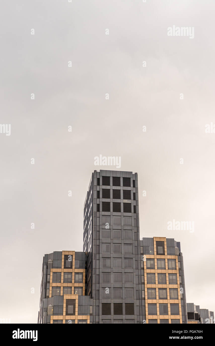 A typical view in the barbican area in london Stock Photo - Alamy