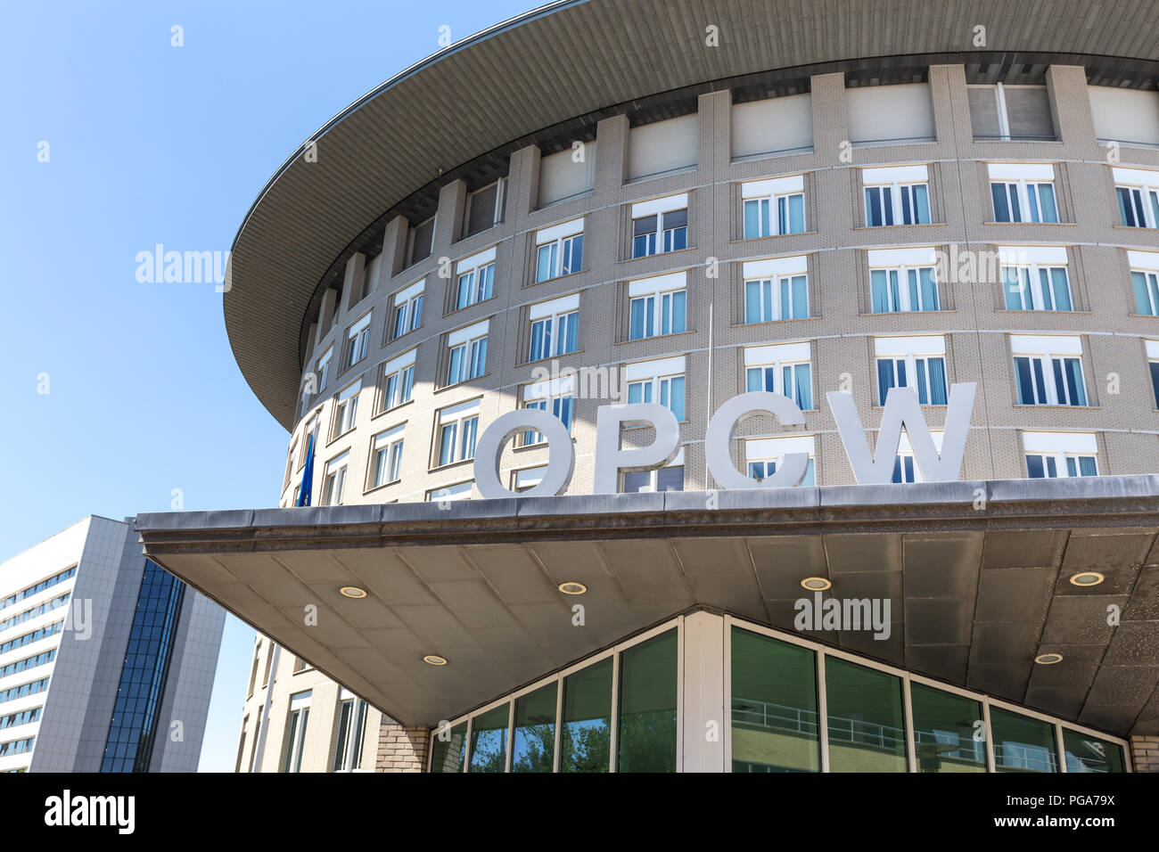 Organisation for the Prohibition of Chemical Weapons building the hague ...
