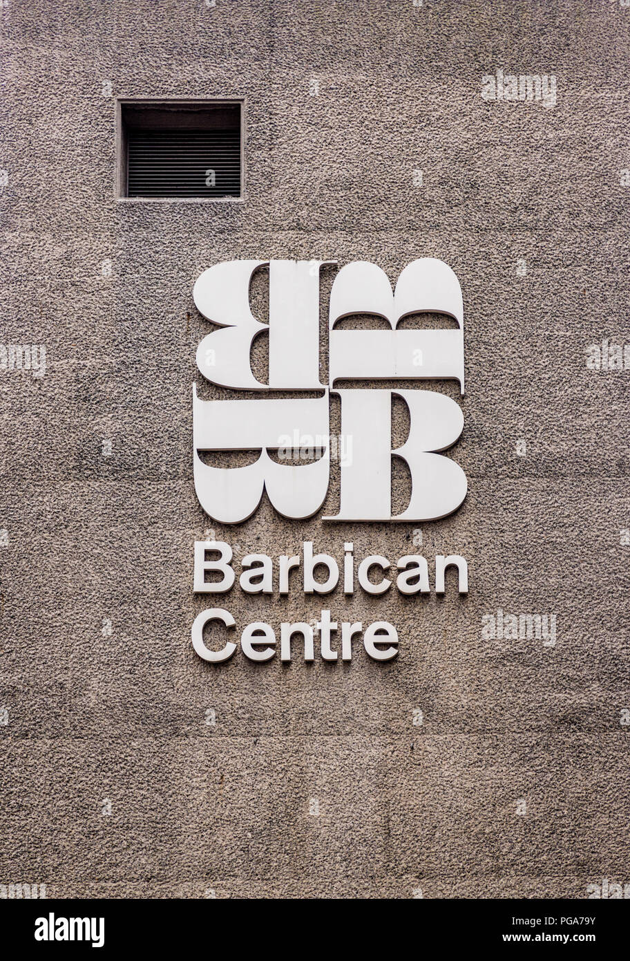 A typical view in the barbican area in london Stock Photo - Alamy